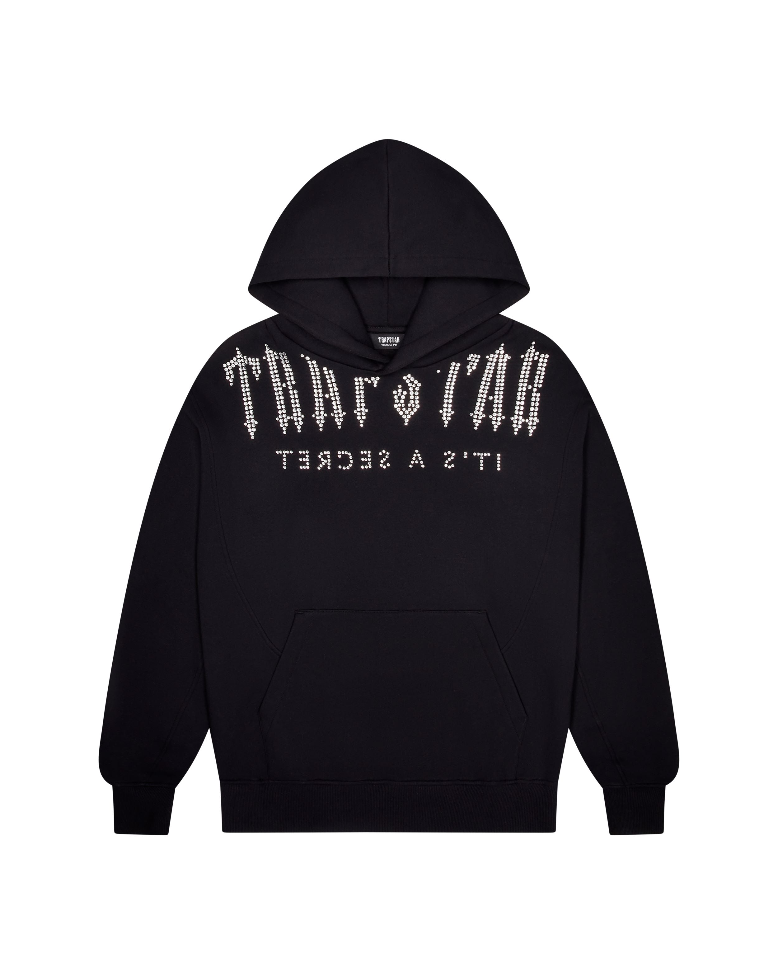 Authentic Trapstar Deconstructed Diamante Tracksuit – Black ...