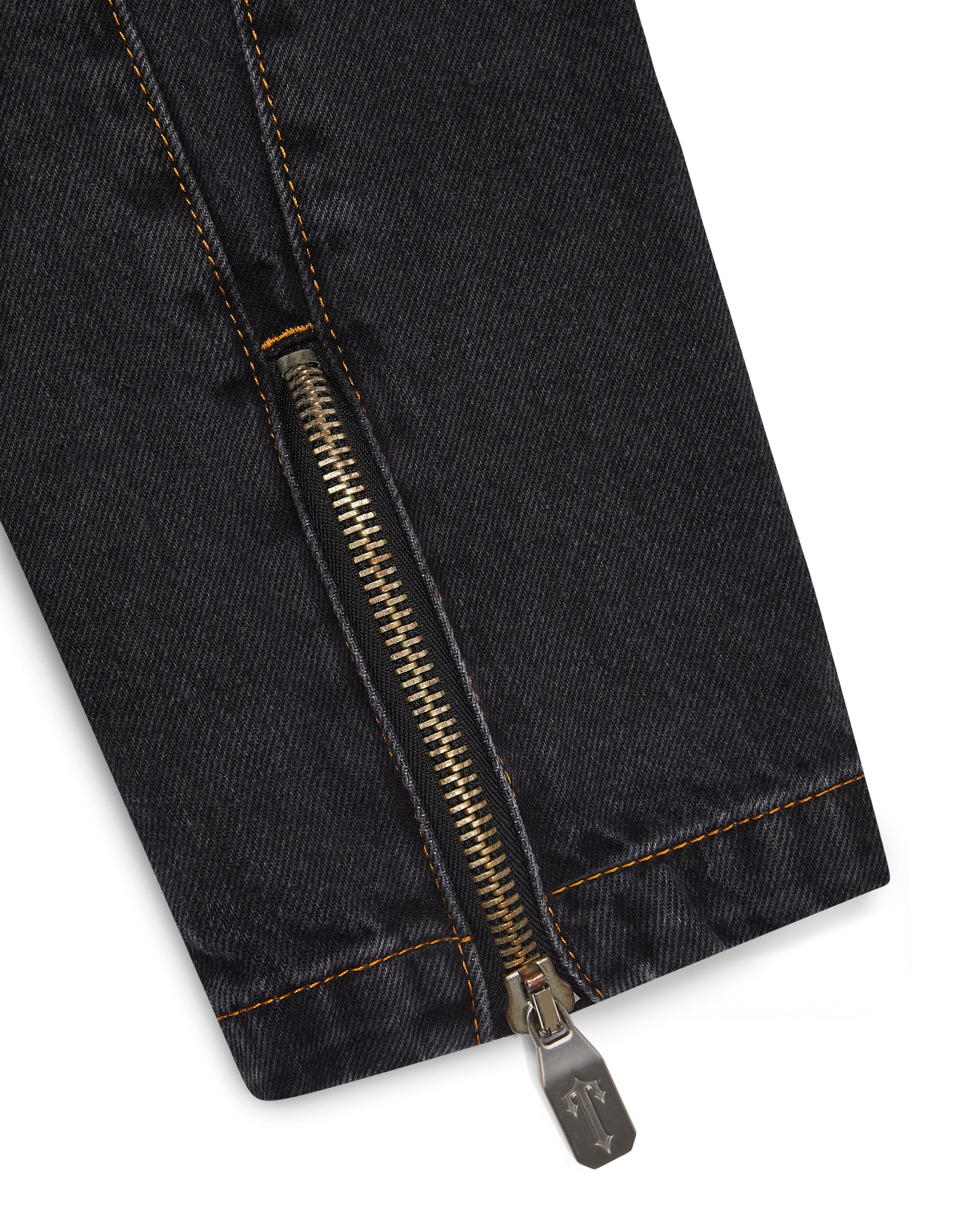 Trapstar Irongate T Panel Denim Jacket – Washed Black | Affordable ...